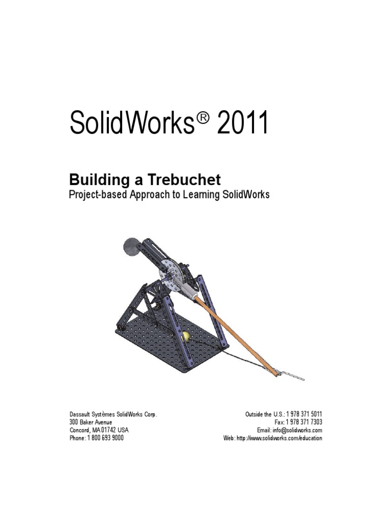 Projeto de Uma Catapulta em SolidWorks | PDF | Tab (Gui) | Software