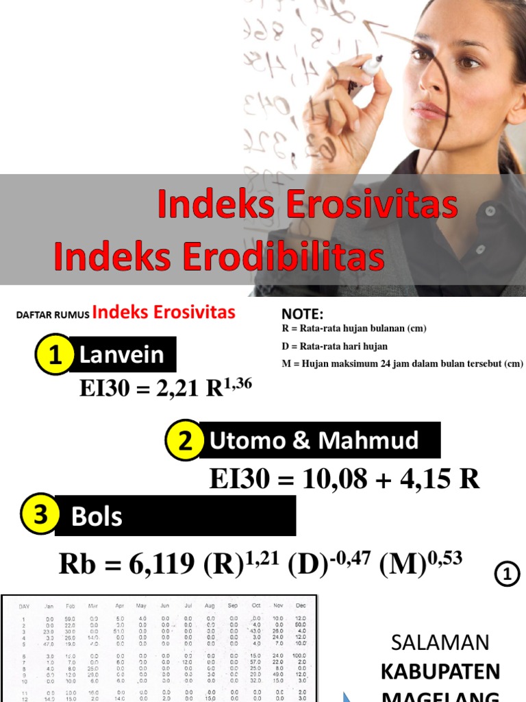 Menghitung Erosivitas Dan Erodibilitas | PDF