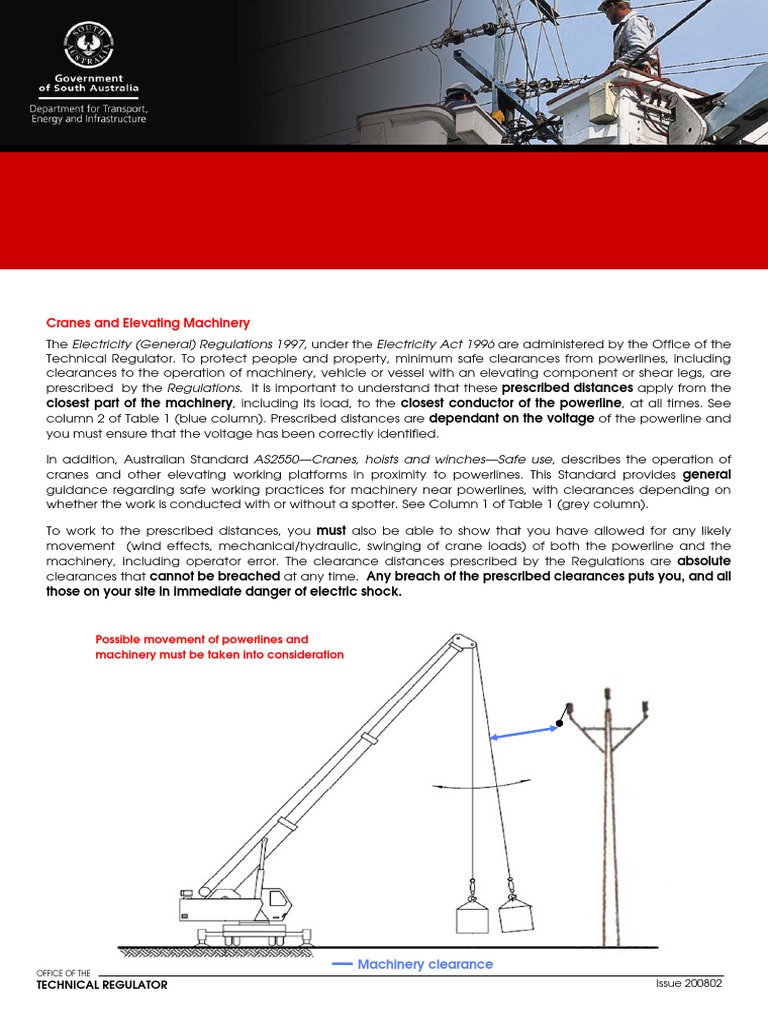 Working Safely Near Powerlines | PDF | Electric Power Transmission ...