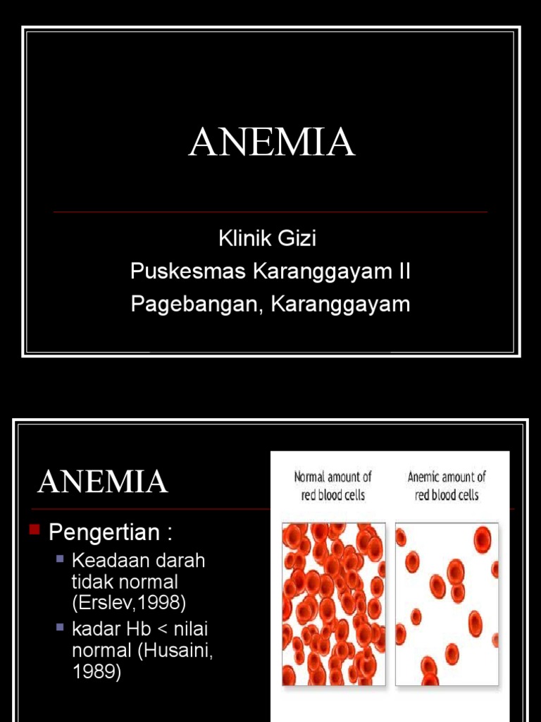 Anemia Ppt