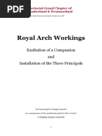 The Royal Arch Exaltation Ceremony | PDF | Freemasonry | Babylonian ...