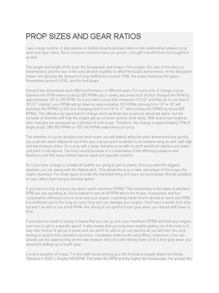 Gear Ratio | PDF | Gear | Transmission (Mechanics)