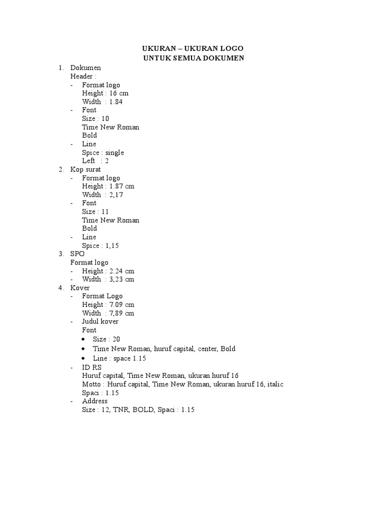 Ukuran Logo | PDF