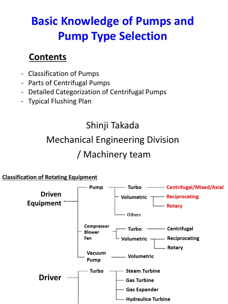 Pumps | Download Free PDF | Pump | Turbocharger