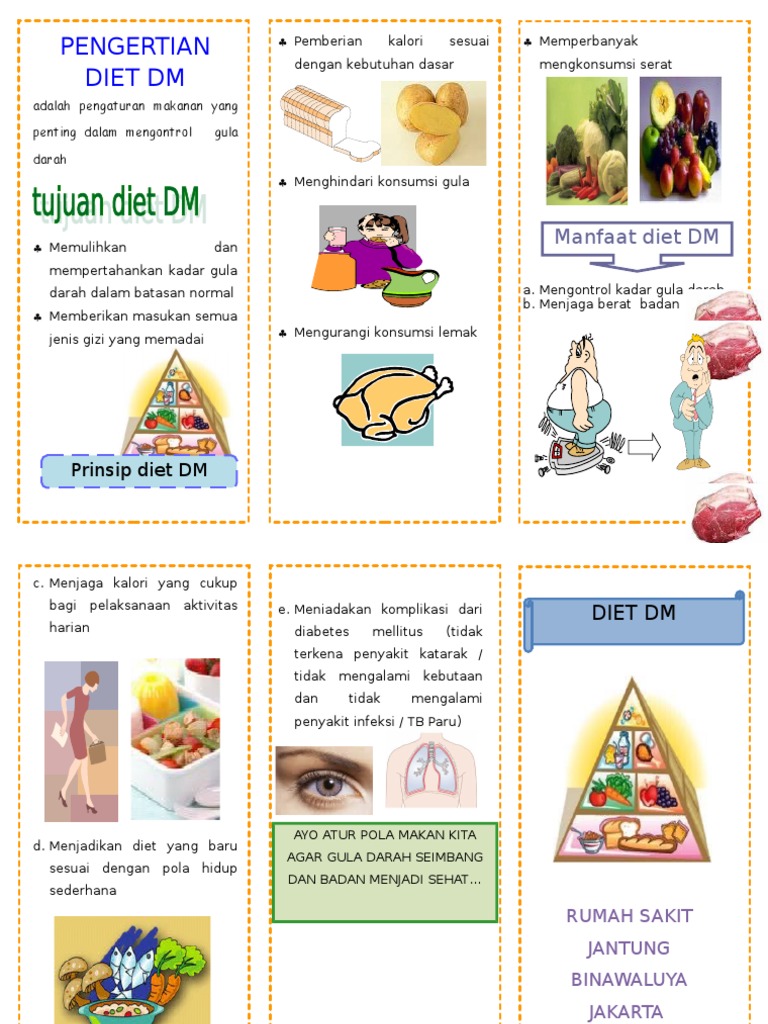 Leaflet Diet DM | PDF