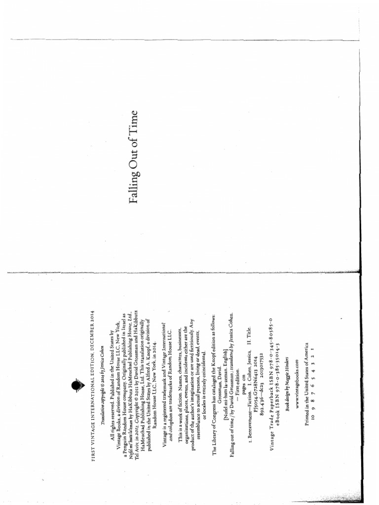 D Grossman - Falling Out of Time | PDF