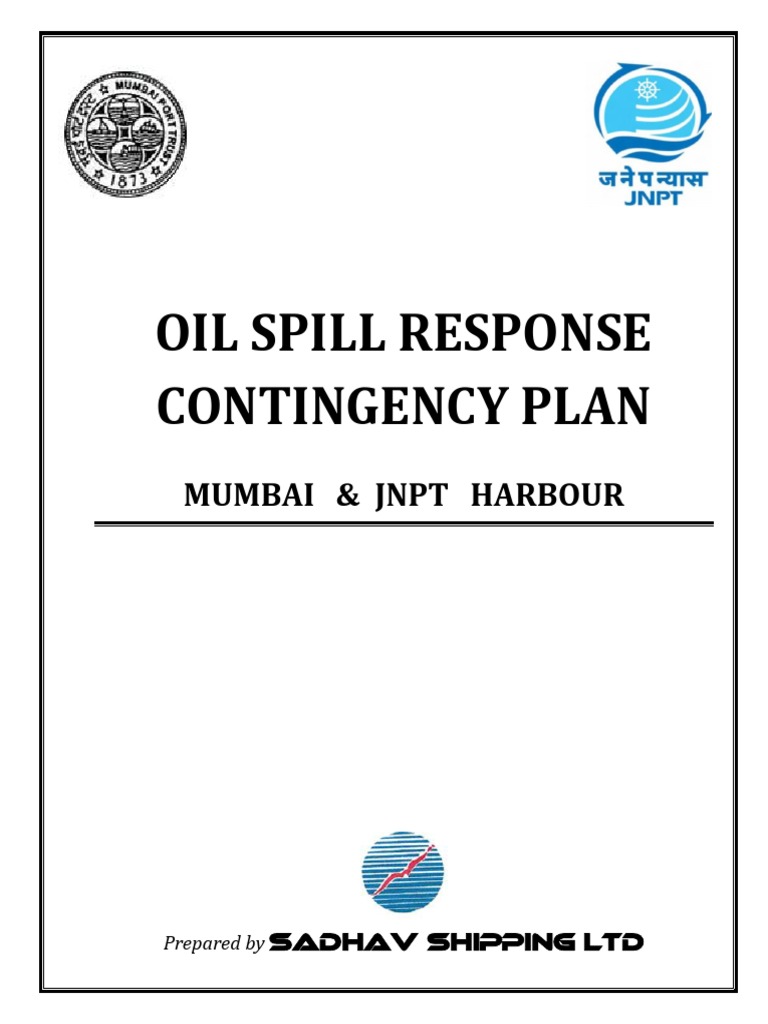 Oil Spill Response Contingency Plan For Mumbai & JNPT Harbour | Oil ...