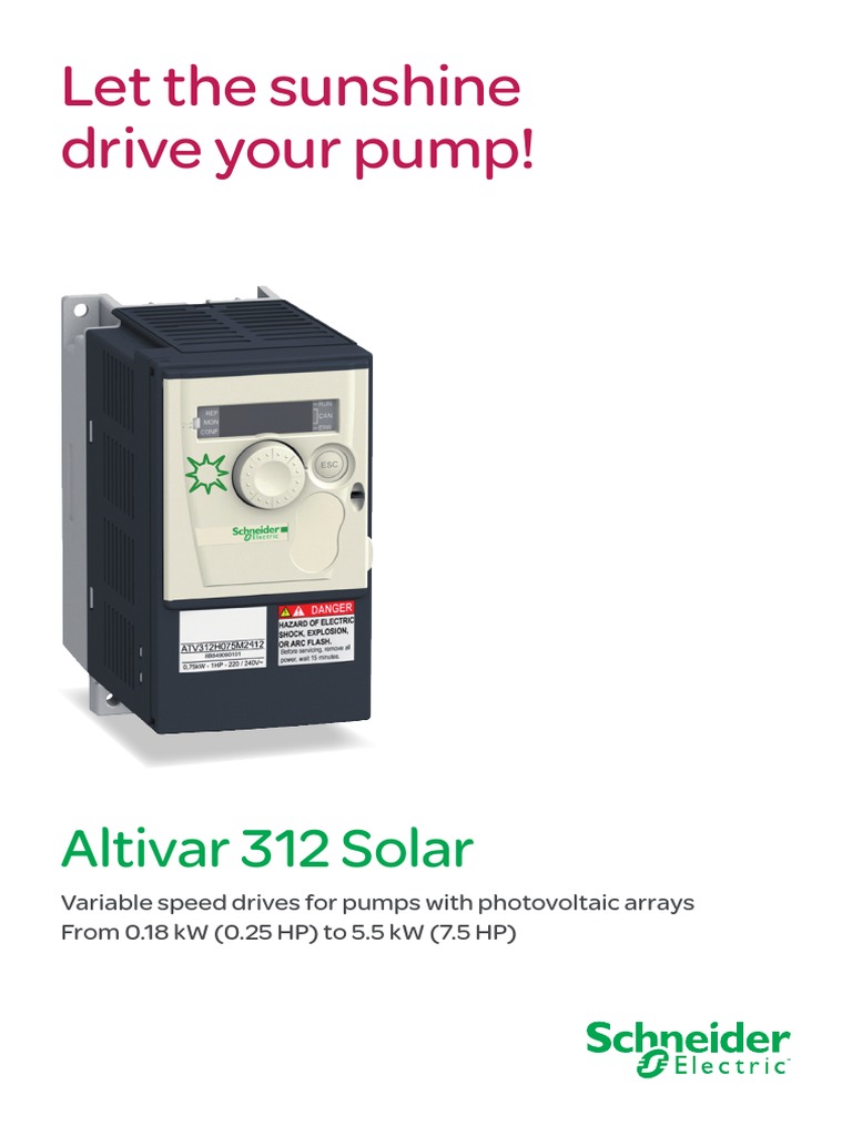 Altivar 312 Solar | Download Free PDF | Photovoltaic System | Solar Energy