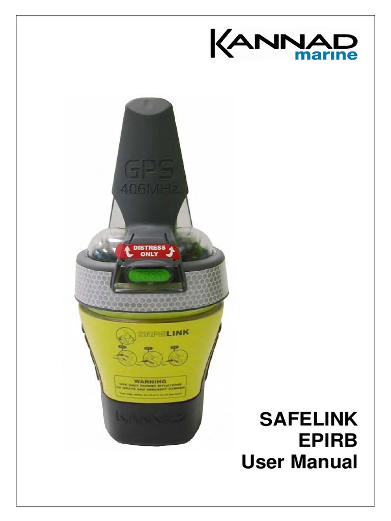 EPIRB User Manual and Registration Guide | PDF | Waterway And Maritime ...