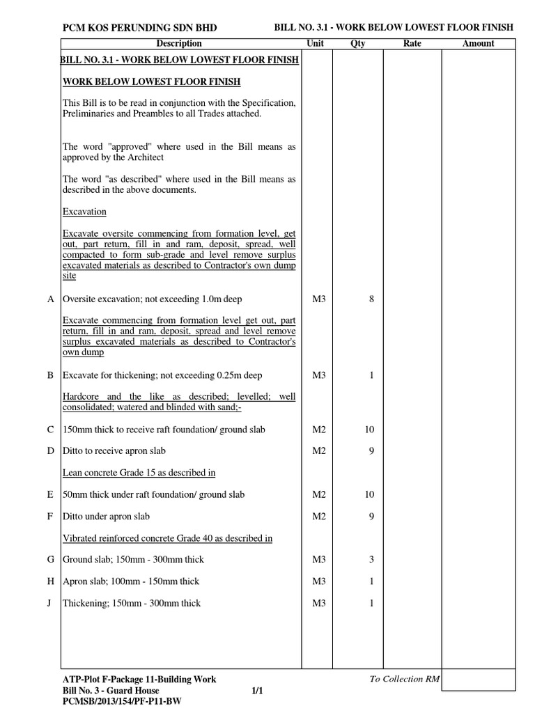 Guard House | PDF | Window | Concrete