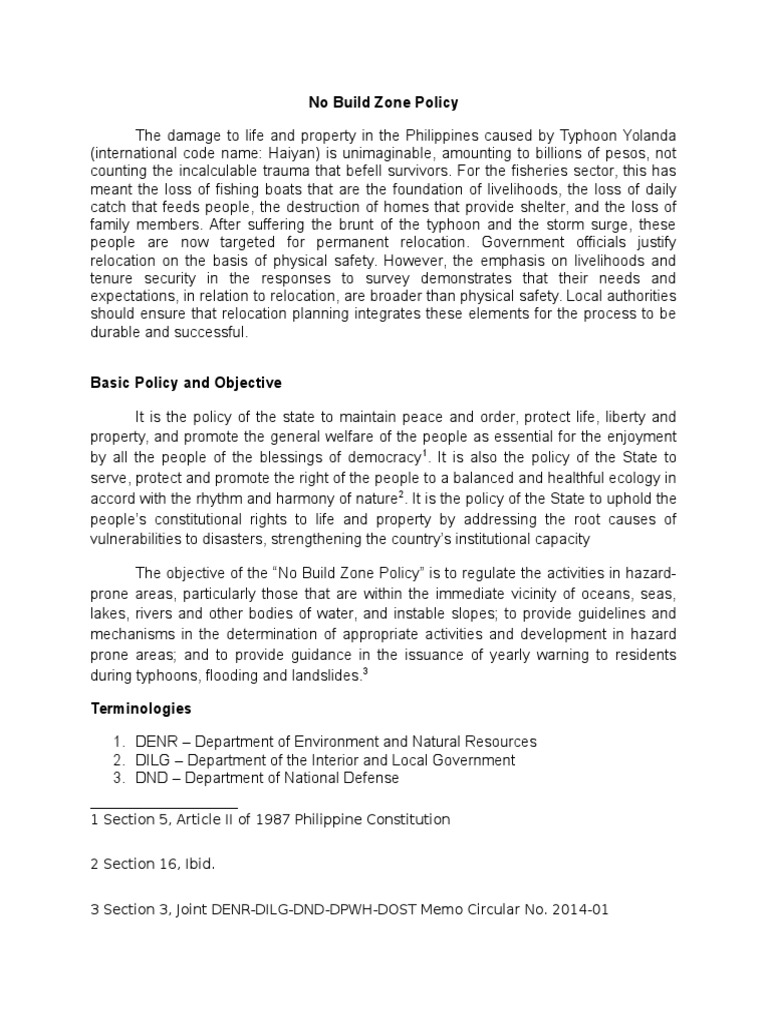 No Build Zone Policy | PDF | Flood | Coast