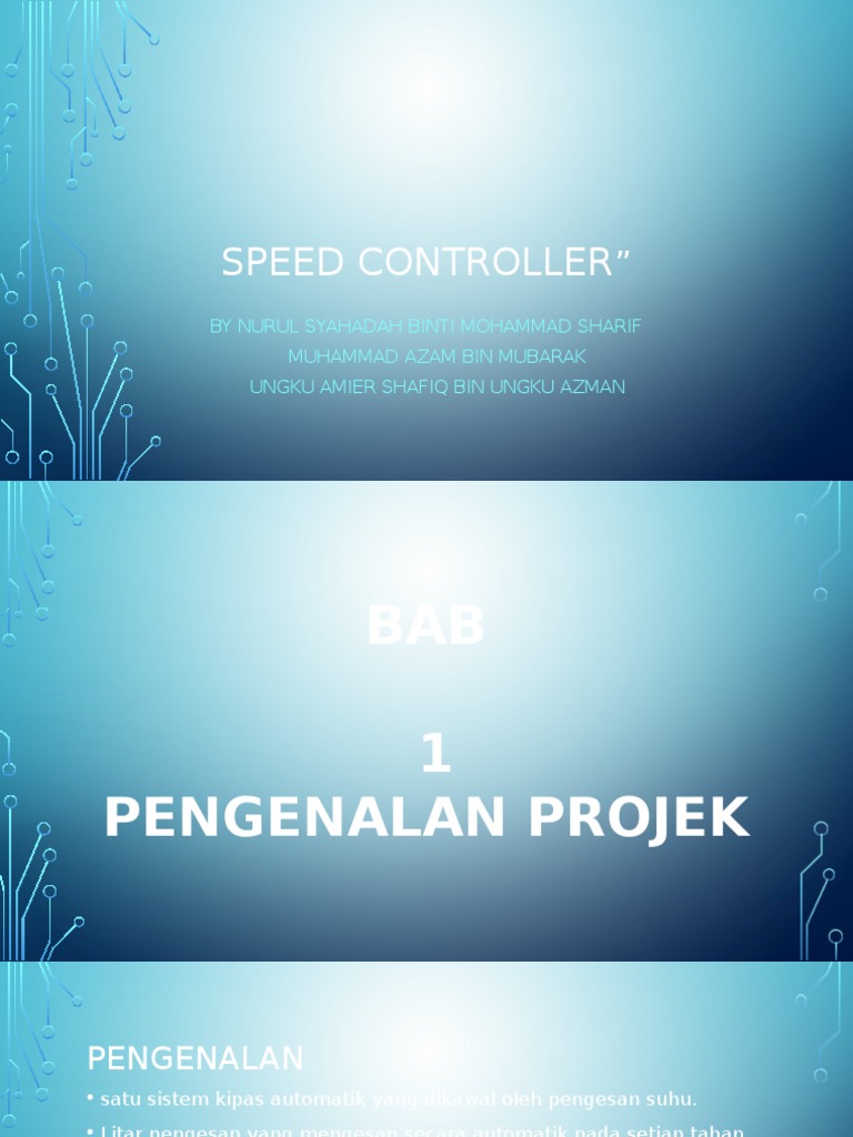 Automatic Fan Temperature Speed Controller | PDF