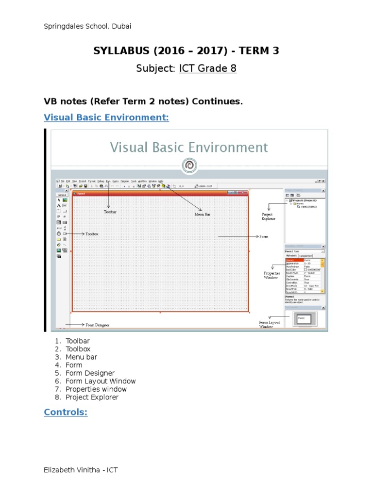 SYLLABUS (2016 - 2017) - TERM 3: Subject: ICT Grade 8 | PDF | Websites ...