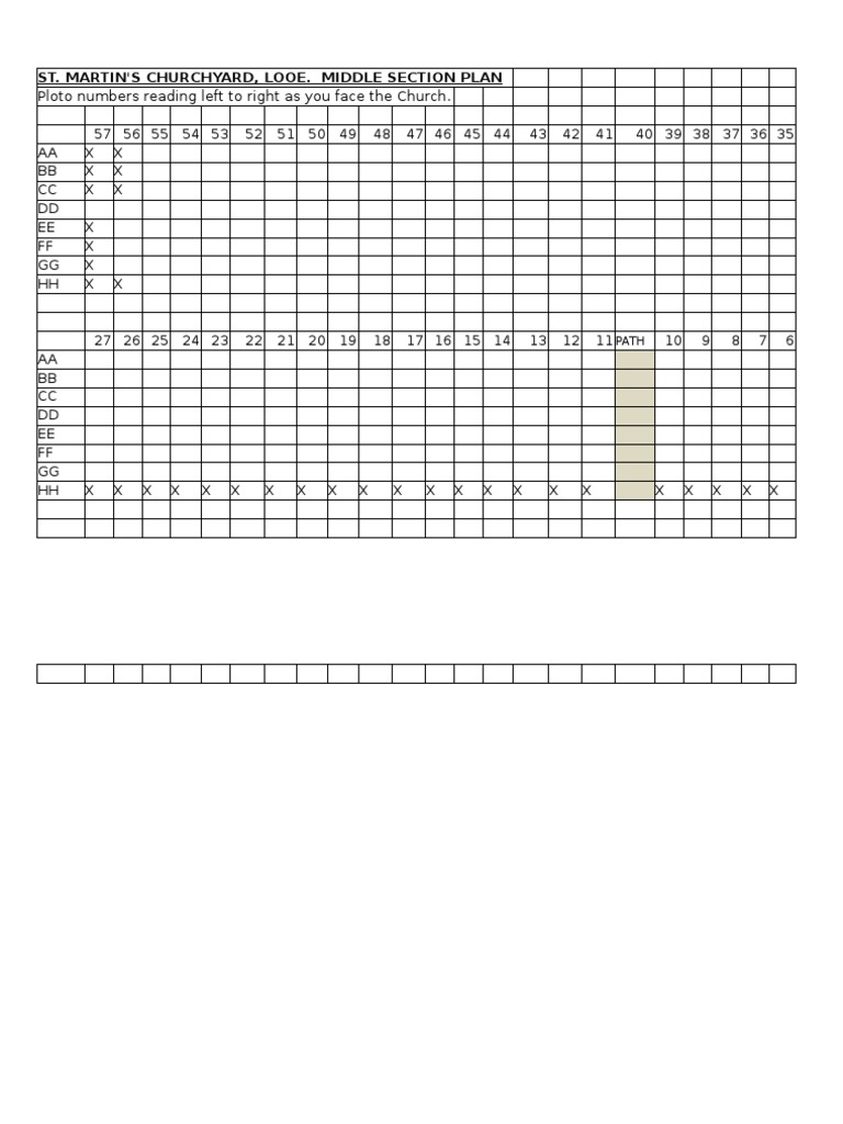 Middle Section Ground Plan 1 | PDF