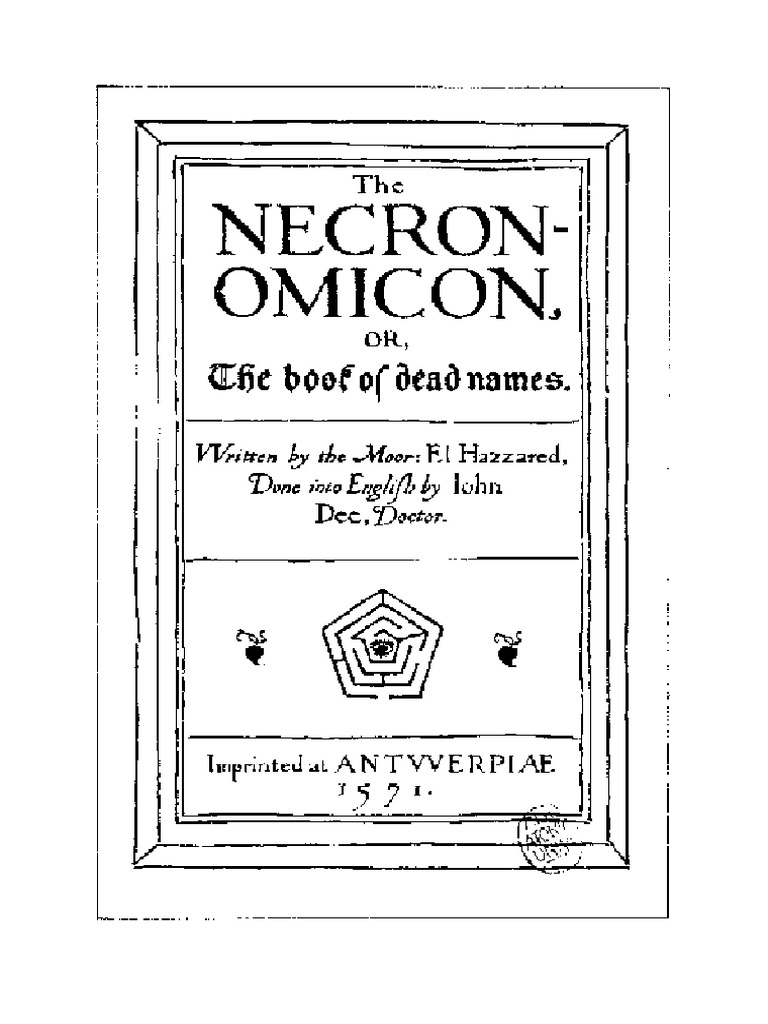 Necron-Omicon in English PDF | PDF | HP Lovecraft | Aleister Crowley