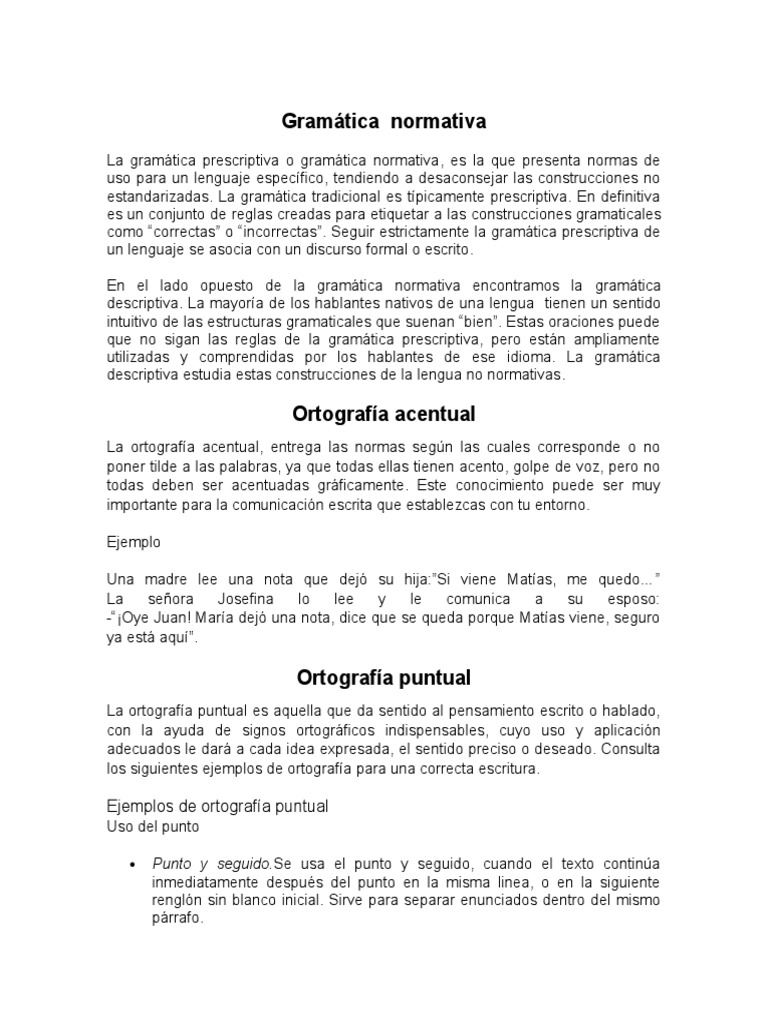 Gramática Normativa | PDF | Coma | Comillas