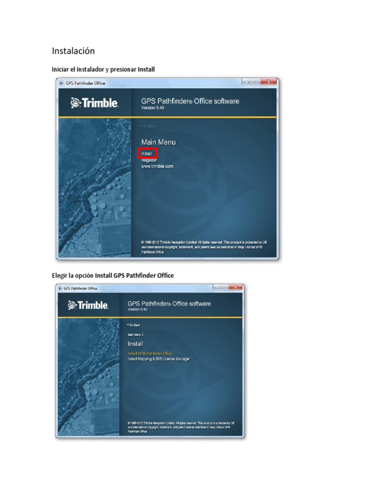 Instalación Pathfinder Office | PDF