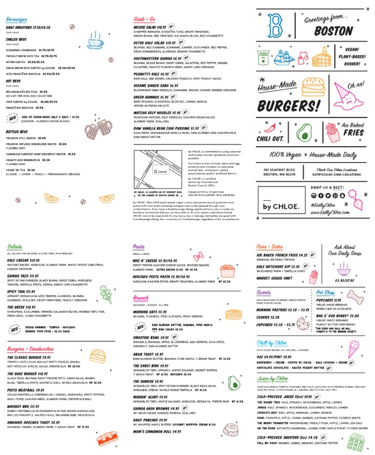 By Chloe Menu - Seaport District, Boston | PDF