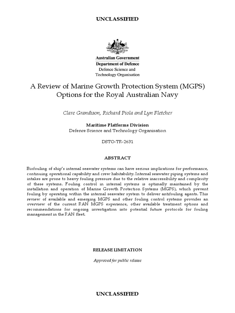 MGPS PDF | Download Free PDF | Chlorine | Corrosion