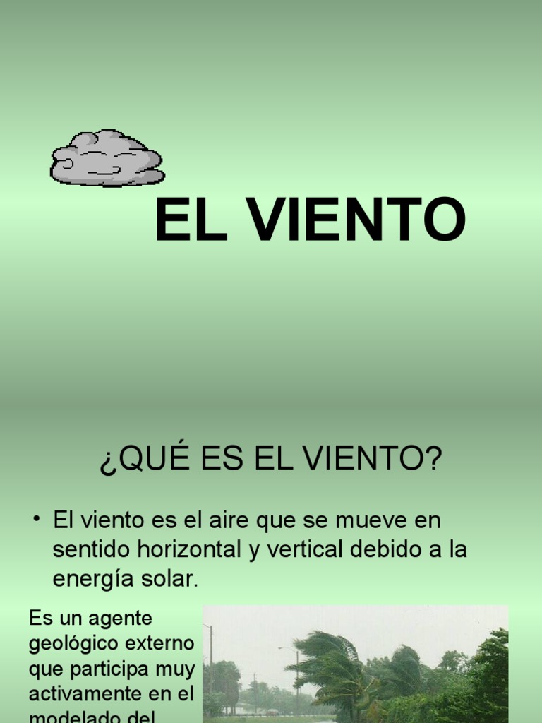 Viento | PDF | Velocidad del viento | Geografía Física