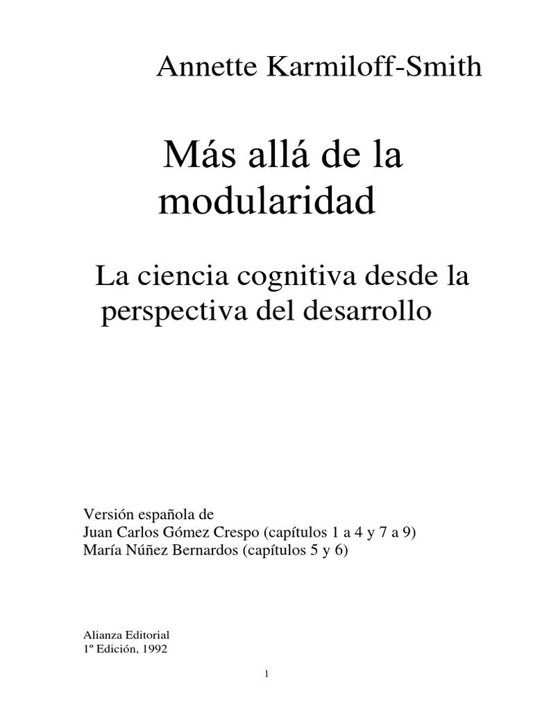 Karmiloff Smith Teoria