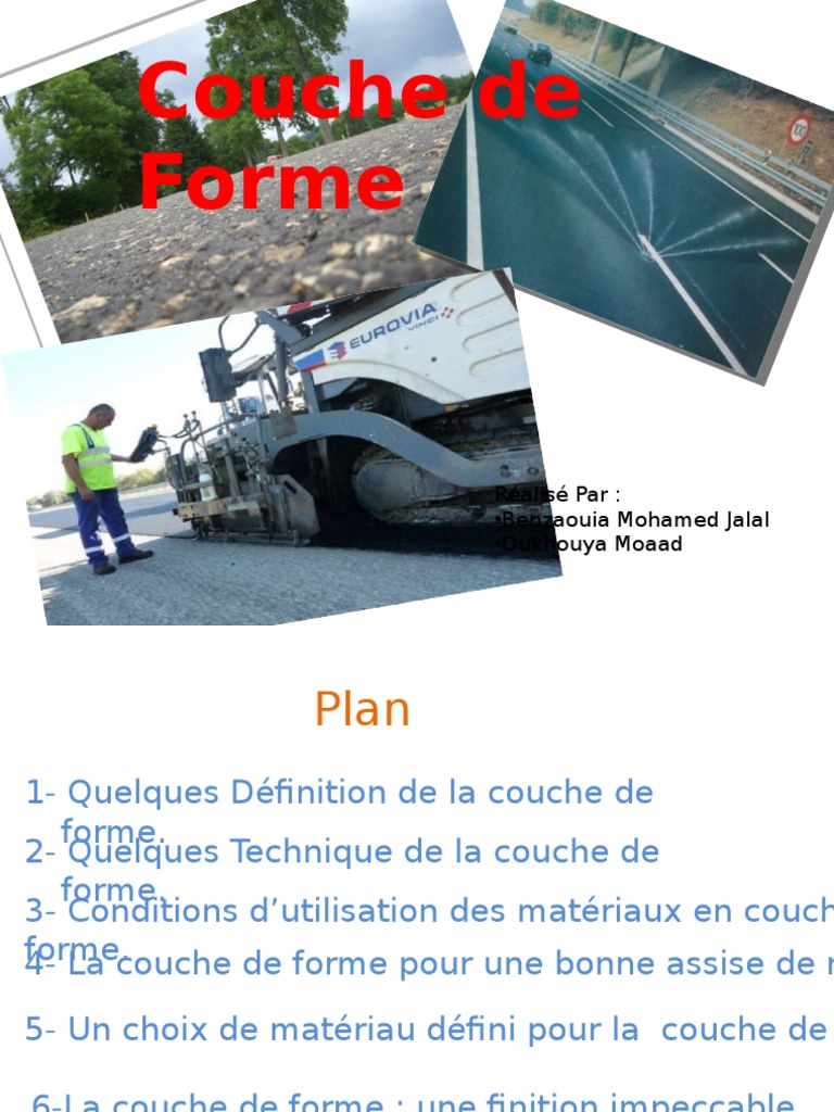 Couche de forme : définition et techniques | PDF | Sol (pédologie ...