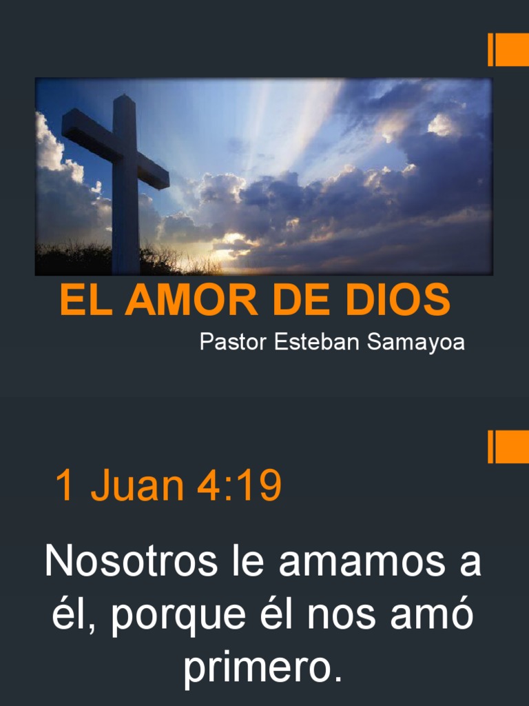 El Amor De Dios Pdf Amor Cristo Título