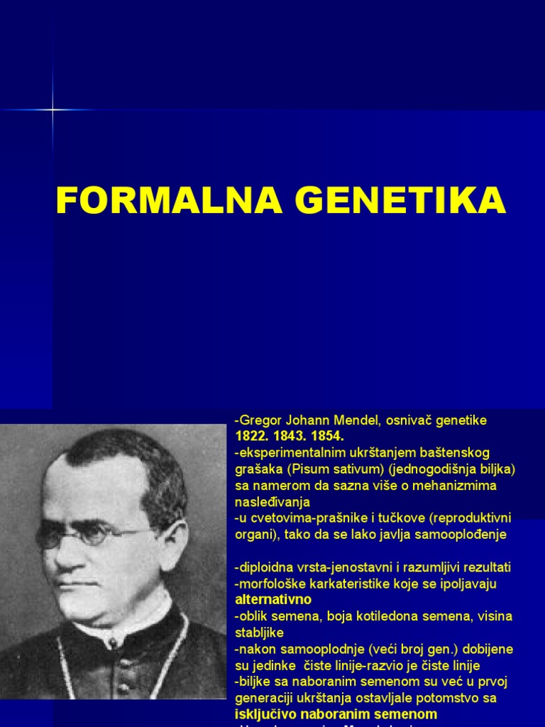 Formalna Genetika | PDF