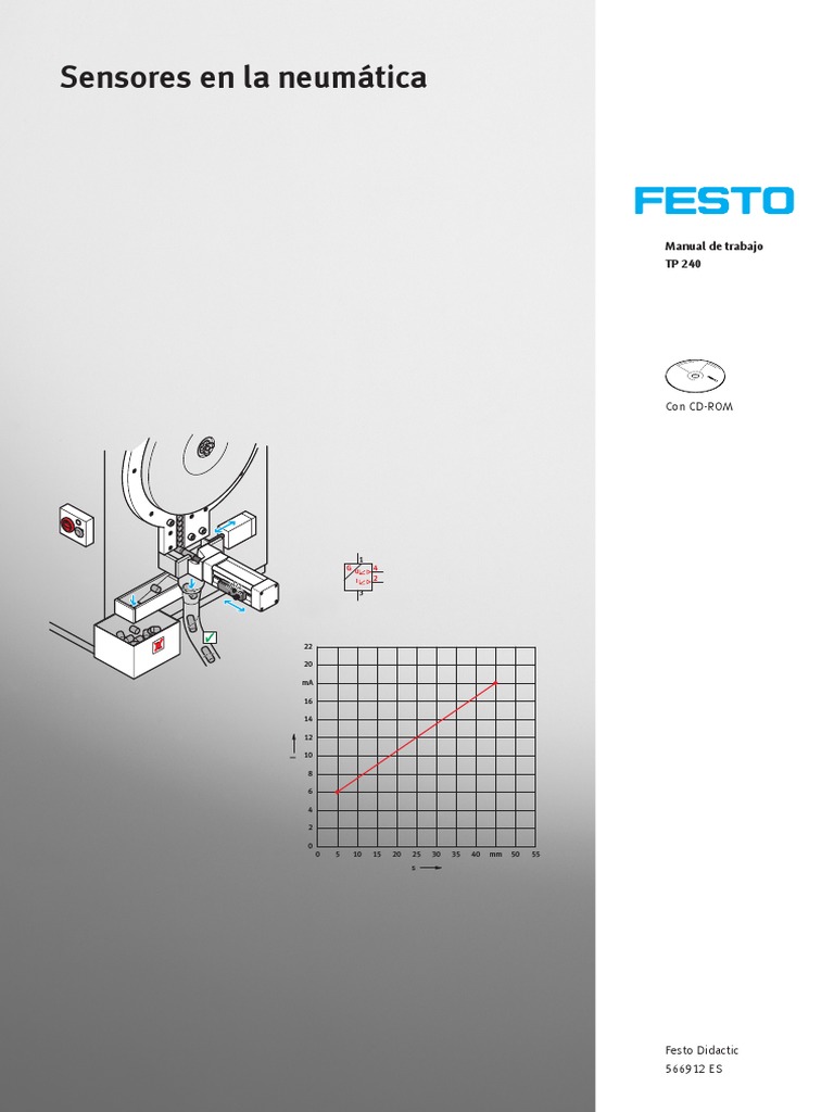 Manual Trabajo Sensores Festo PDF | PDF | Hardware de la computadora | Solenoide