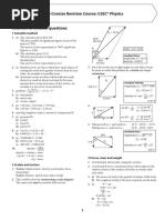 CXC CSEC Physics: Practical Booklet | PDF