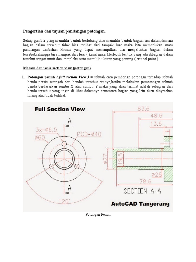 Gambar Potongan | PDF