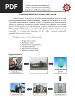 Contact Process for Sulfuric Acid Production | PDF | Sulfuric Acid ...