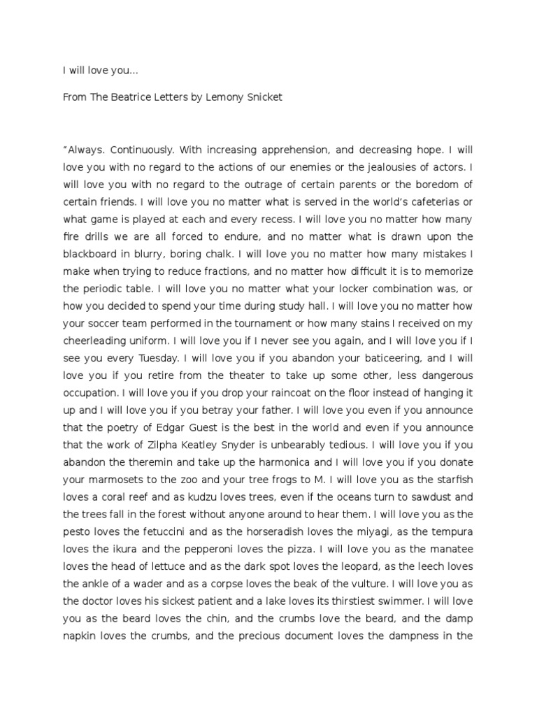 Beatrice Letters | PDF | Nature | Leisure