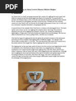 Abney Level: Usage and Calibration Guide | PDF | Surveying | Metrology