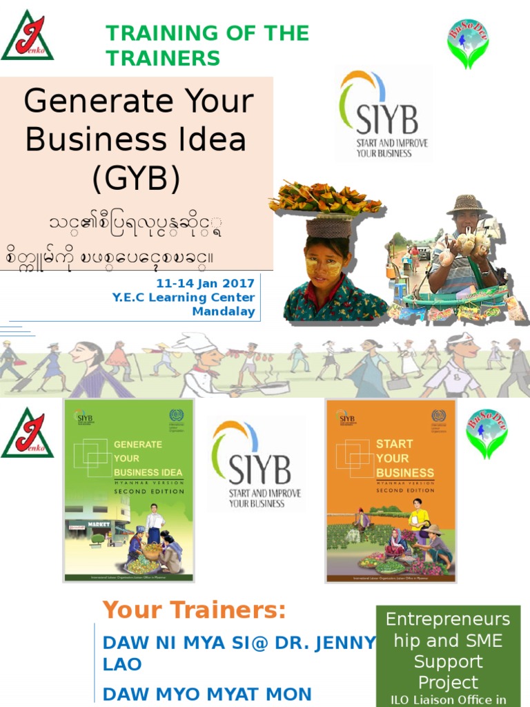GYB Business Idea Training | PDF | Career & Growth