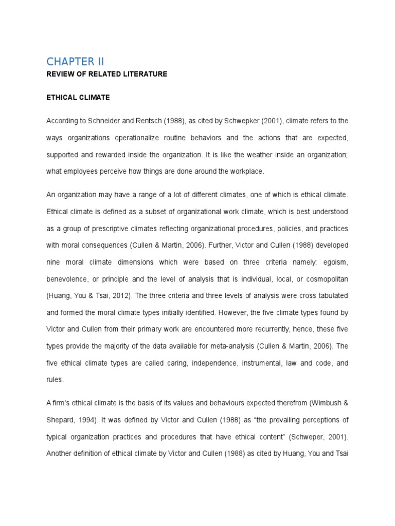 Chapter II Thesis Updated | PDF | Job Satisfaction | Turnover (Employment)