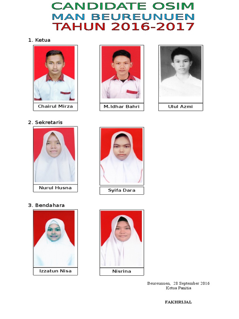 Ketua: Ulul Azmi M.Idhar Bahri Chairul Mirza | PDF