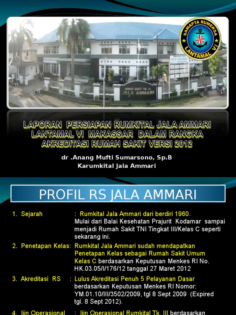 Persiapan Akreditasi RS JALA AMMARI | PDF