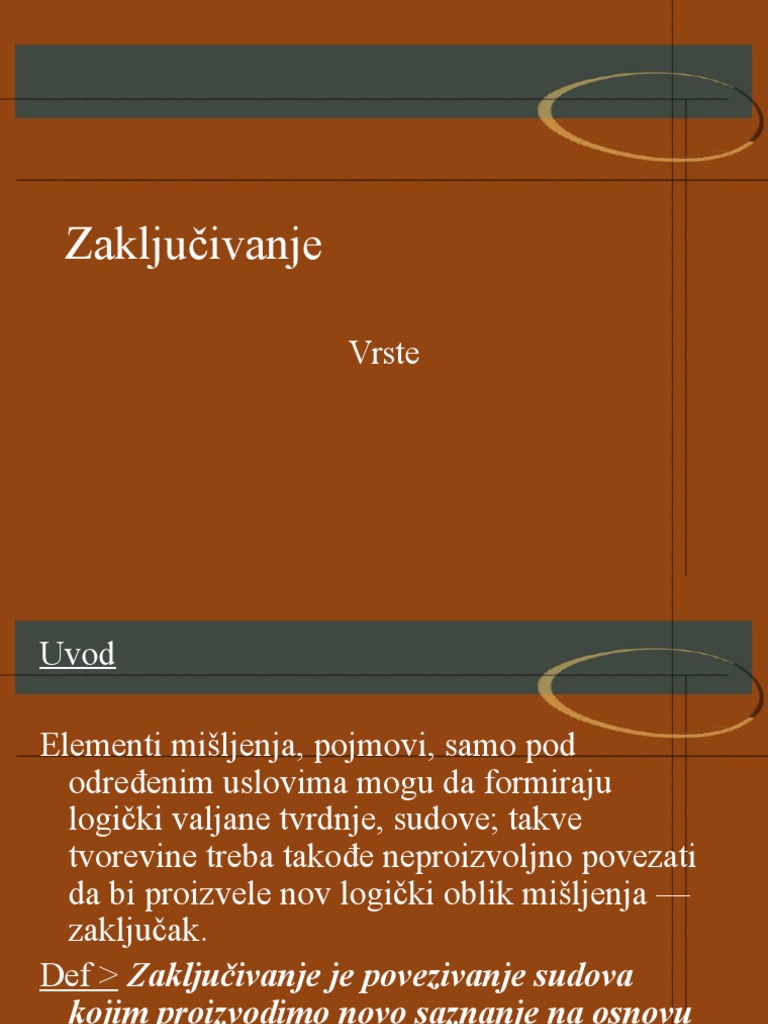 5 Zakljucak-Vrste | PDF