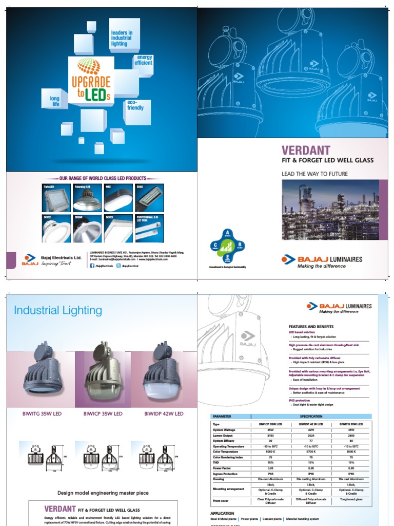Verdant Well Glass Lighting | PDF | Lighting | Light Emitting Diode