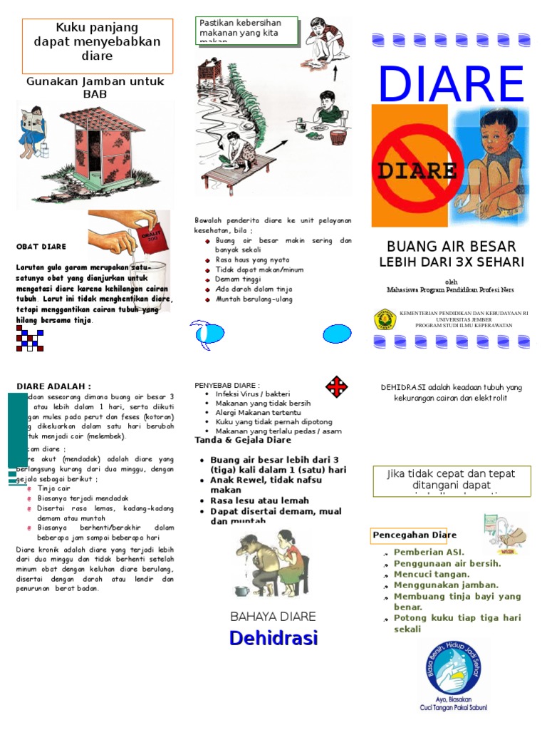 Leaflet Diare | PDF