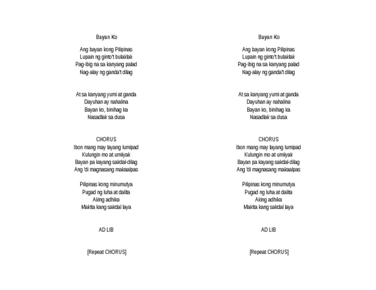 Bayan Ko | PDF