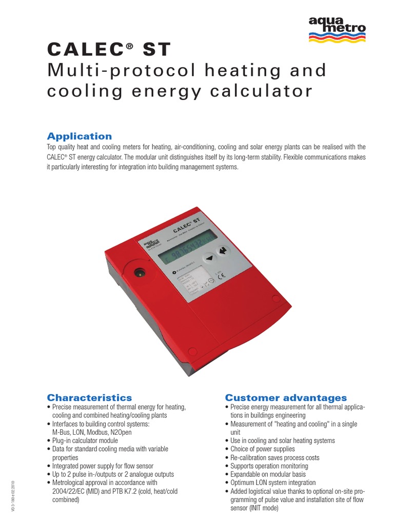 calec-st brochure amended.pdf | Relay | Heat