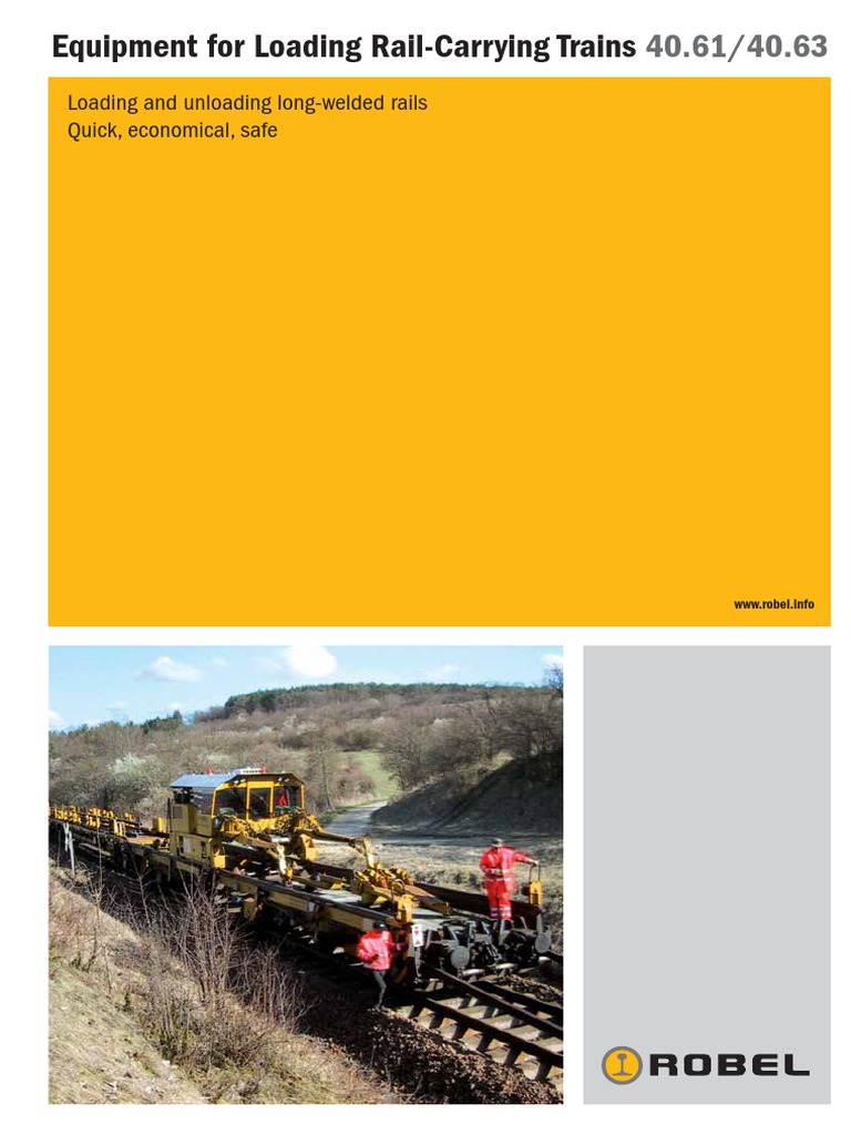 Equipment For Loading Rail-Carrying Trains: Loading and Unloading Long ...