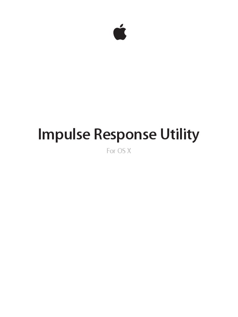 Impulse Response Utility | PDF | Loudspeaker | Microphone