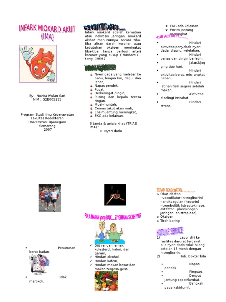 Leaflet Infark Miokard Akut | PDF