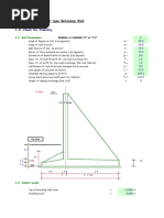 Reverse L Shaped Cantilever RETAINING WALL | PDF | Bending | Building ...