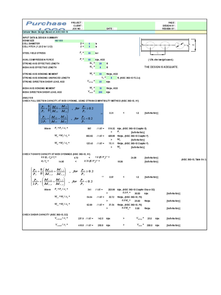 Cellular Beam | PDF | Bending | Beam (Structure)