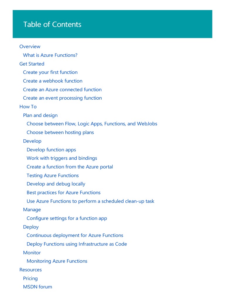 07 Azure Functions | PDF | Subroutine | Microsoft Azure