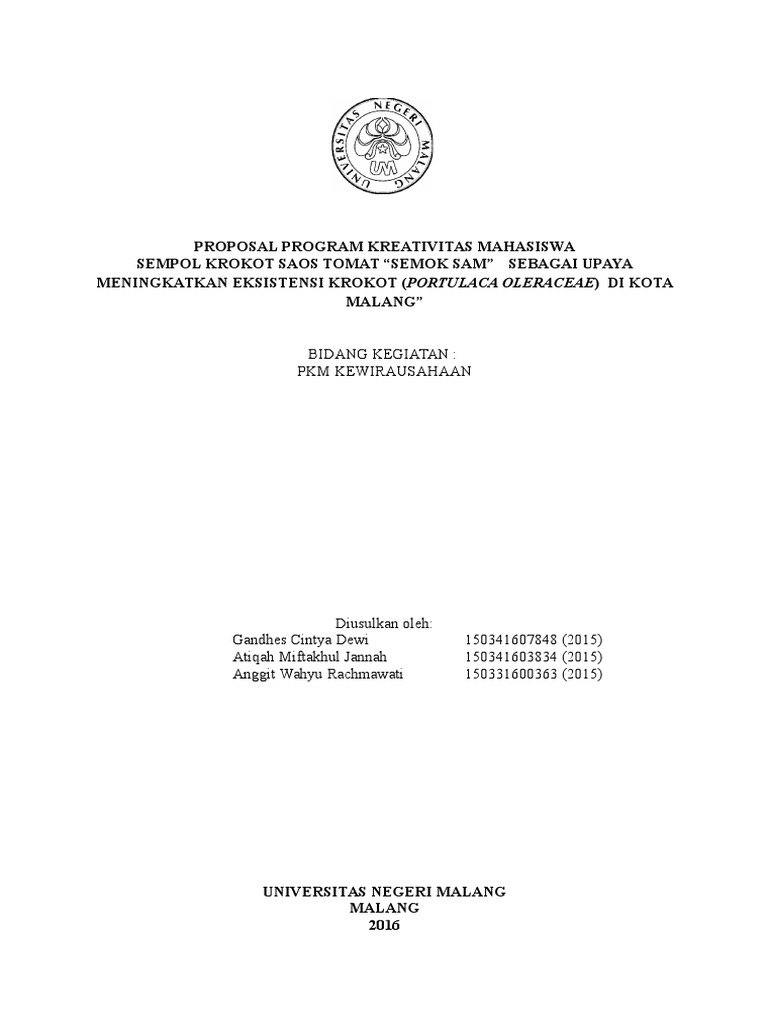 Print Cover PKM | PDF